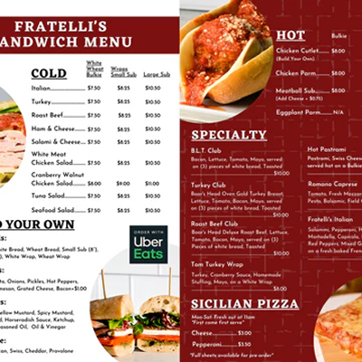Food Platters – Fratellis Pastry Shop