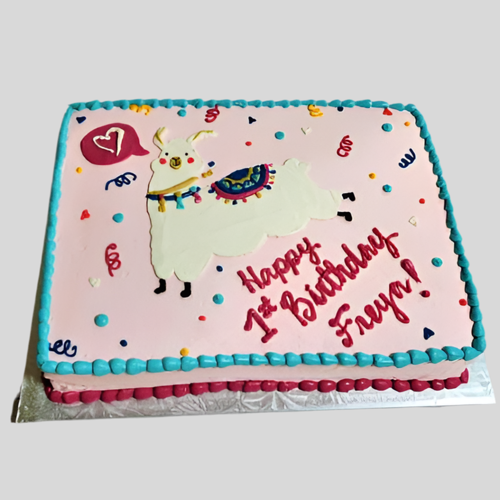 Llama Drawn – Fratellis Pastry Shop